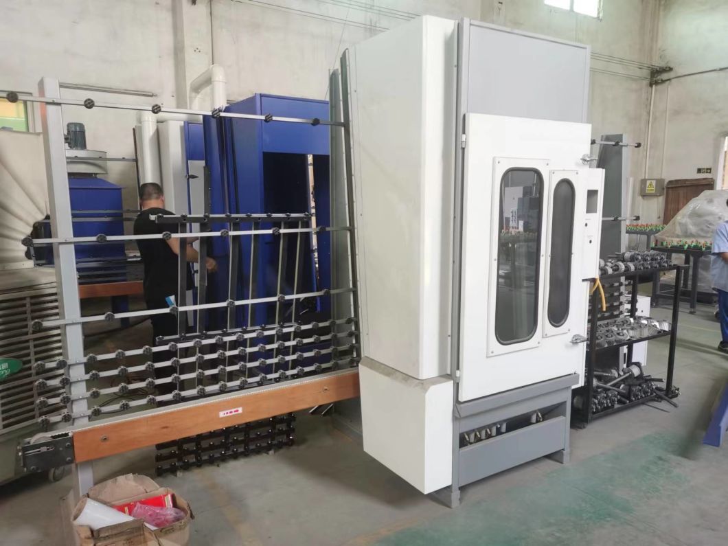 Vertical Type Fully Automatic Glass Sander Sandblaster for Frosted Glass Processing Machine