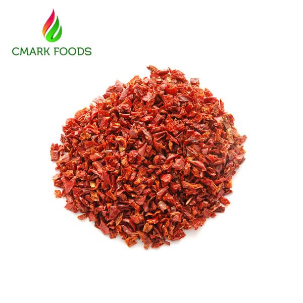 Quality Seasoning Red Dried Bell Pepper / Crushed Dried Hot Chili Peppers for sale