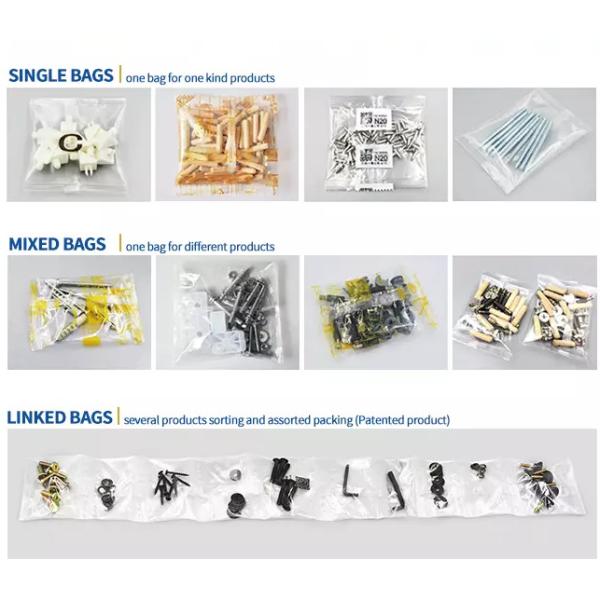 Quality Small Fastener Packing Plastic Dowel Vibration Counting Machine for sale