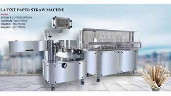Quality High Efficiency Paper Straw Machines Automatic Paper Straw Making Machine for sale