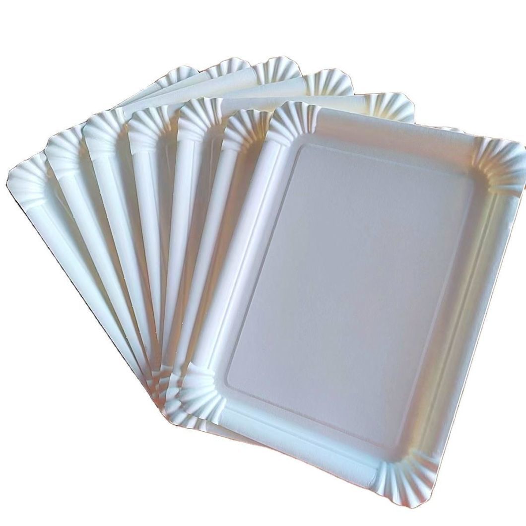 Disposable Paper Plates Household Paper Plates Vegetable Plates Chinese Style Paper Plates