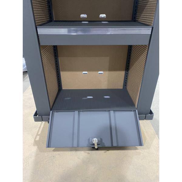 Quality Heavy - Duty End Cap Rack with Drawer for sale