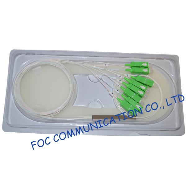 Quality Fiber Optic Plc Splitter With SC / APC Connector Low Loss For Test Equipments for sale