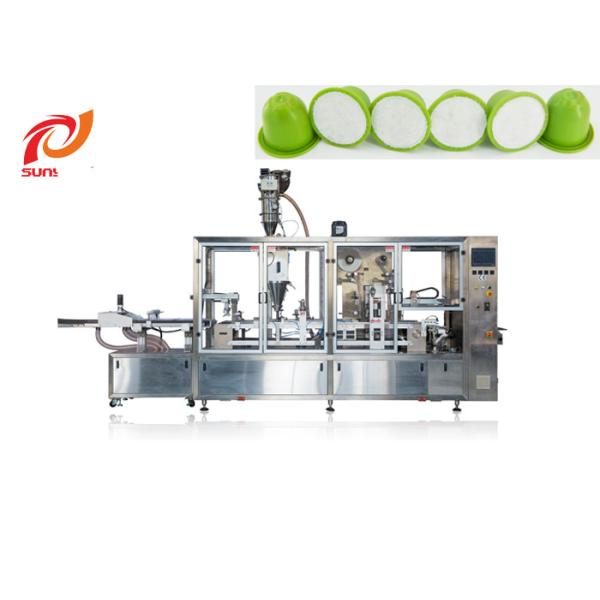 Quality Automatic Biodegradable Compatible Nespresso Coffee Capsule Filling Sealing for sale