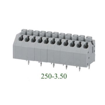 Quality PCB Screw Terminal Block RD250-3.5 7.0 1P-XXP 400V 5A Spring Terminal Connector for sale