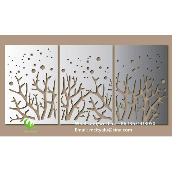 Quality 2mm Thickness Aluminum Perforated Sheet with Powder Coated Finish and Customizable Designs for Facade Cladding for sale