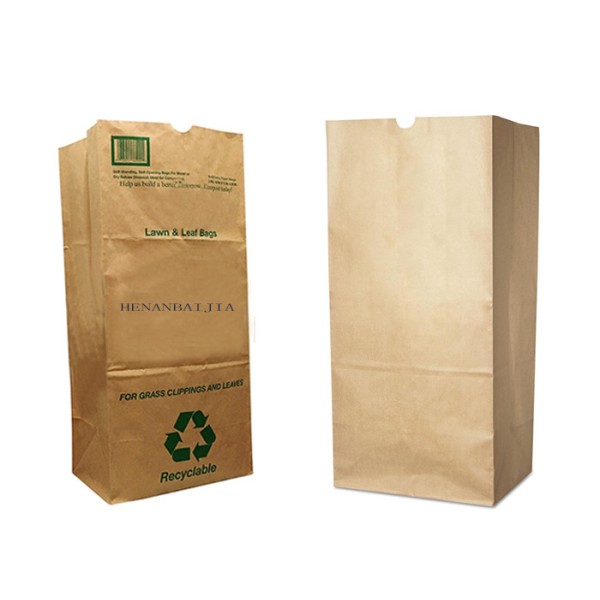Quality Large Biodegradable Lawn Leaf Paper Bags for sale