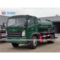 China RHD Sino Howo 5T Vacuum Septic Truck With Italy Pump factory