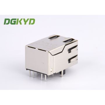 Quality Shield Cat 5 RJ45 Modular Jack Single Port Tab Up With Magnetics Factory Outlet for sale
