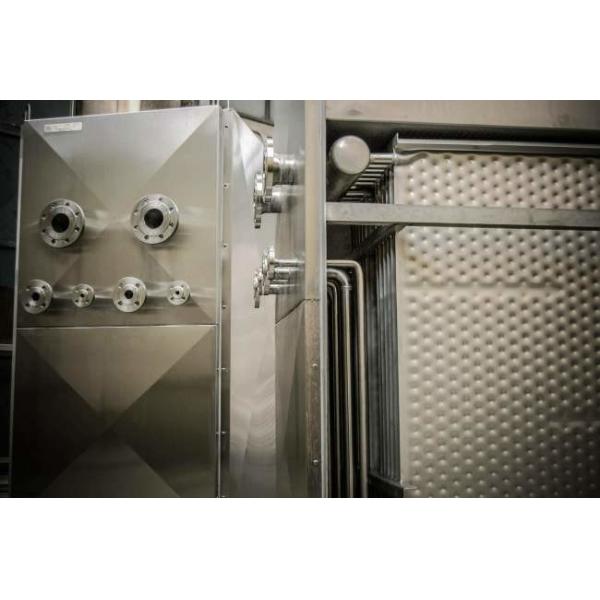 Quality Stainless Steel Pillow Plate Falling Film Chiller Cabinet for sale