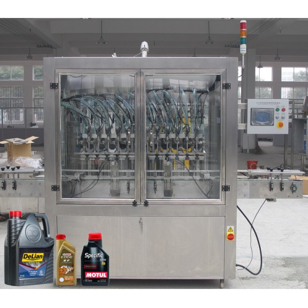 Quality Full Automatic SUS304 9000BPH Lube Oil Filling Machine engine oil filling CE for sale