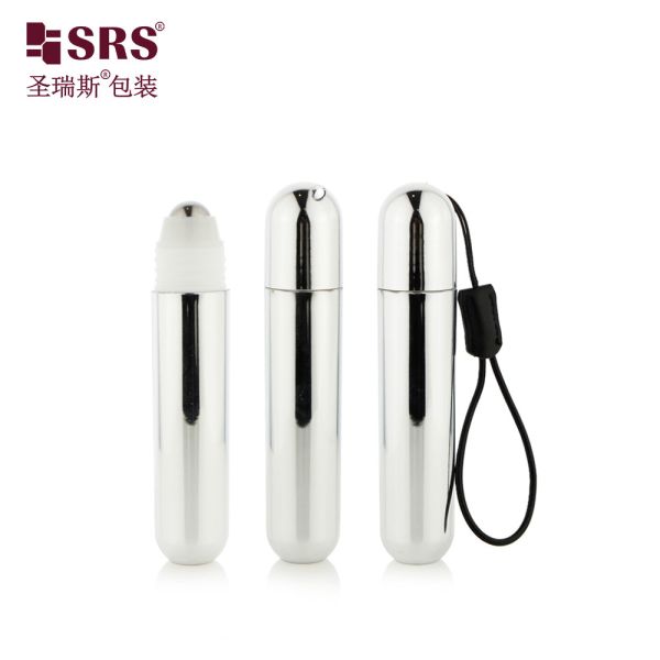 Quality RPPG-25ML PP PCR Recycled Injection Custom Color Matte Finished Round Bottom Roller Steel Ball With Dome Cap For Liquid Gel for sale