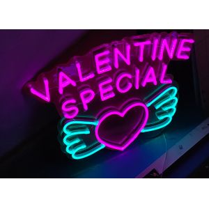 Quality Valentine special custom neon sign Super Bright Neon Flexible Lights for lover for sale