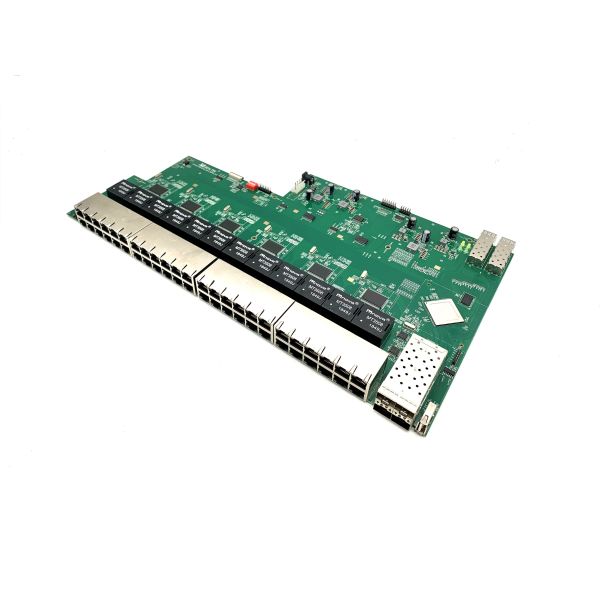 Quality Electrostatic Protection 10G Ethernet Switch , Industrial Managed Switch 48 GE+4 for sale