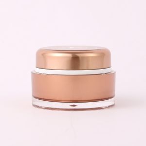 Quality 15ml 30ml 50ml 100ml 200ml Double Wall Acrylic Cosmetic Jar With Screw Top Lid for sale