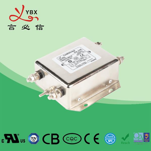 Quality 10A Electrical Power Line Noise Filter With Terminal Block Single Phase for sale