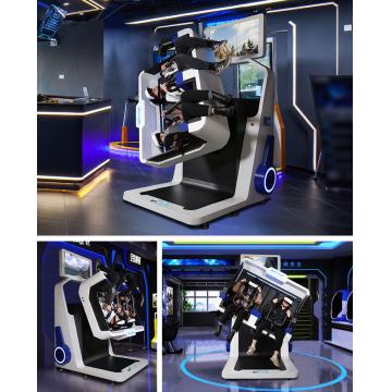 Quality Double Roller Coater VR 360 Simulator 2 Players For Game Centers for sale