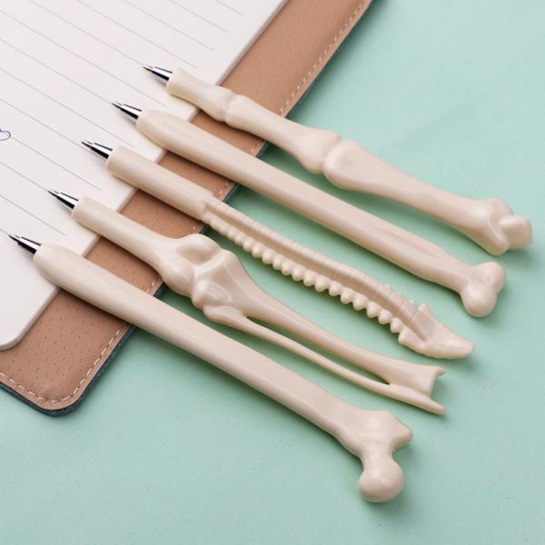 Quality Creative Bone-shaped Ballpoint Pen 5 Styles Halloween Fun Gift Pen for sale
