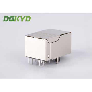 Quality Tap-Up Modular Jack RJ45 with Transformer Integrated magnetics 100M, 25.4mm for sale