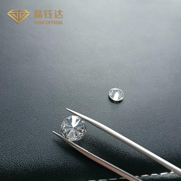 Quality Small Size Fancy Cut Lab Diamonds 10ct Round Brilliant White Color For Jewelry for sale