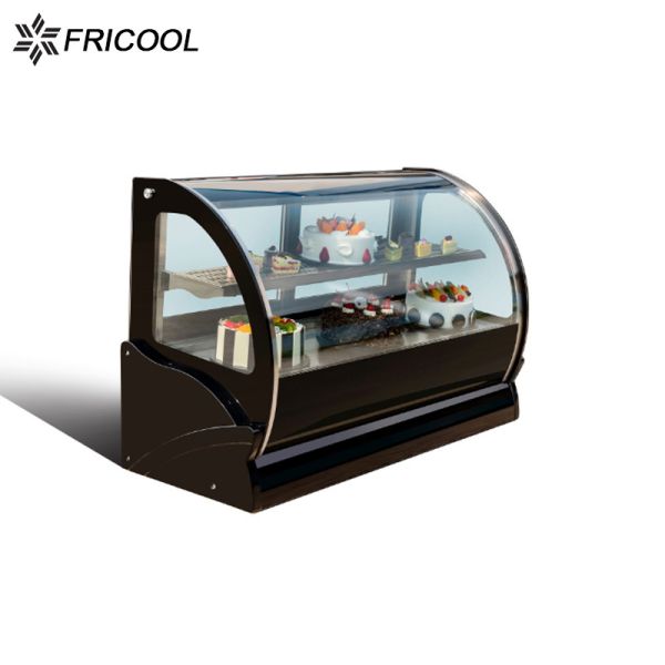 Quality 900mm Refrigerated Bakery Display Case R134a Secop Refrigerated Cake Display for sale