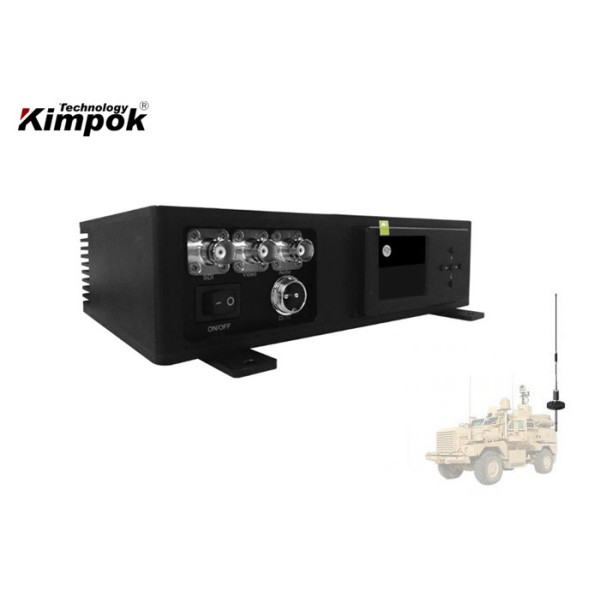 Quality Rugged Mobile COFDM Video Transmitter 10-15km Long Range HD 20W For Vehicle for sale