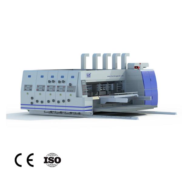 Quality Paper Carton Printing Slotting Die Cutting Machine Fully Servo Control for sale