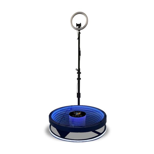Quality LED Revolve 360 Booth Ring Light Automatic Video 360 Photo Booth for sale