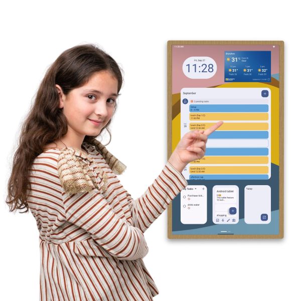 Quality 14 Inch RK3576 Incell Touch Screen Smart Calendar Wall Display For Time Management for sale