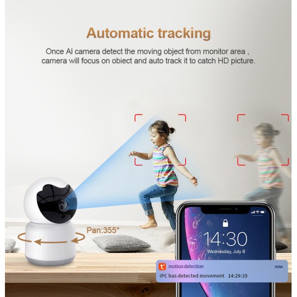 Quality 3mp HD Wifi PTZ Camera Remote Control Smart Security Night Vision for sale