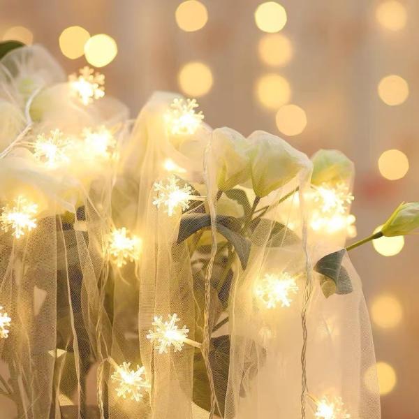 Quality Christmas Decorations 1KG Battery Operated Star Light String Fairy Lights for for sale
