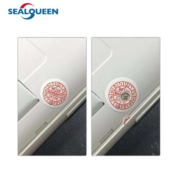Quality Round Anti Tamper Tags In Rolls Anti - Tamper Estructive Materials for sale