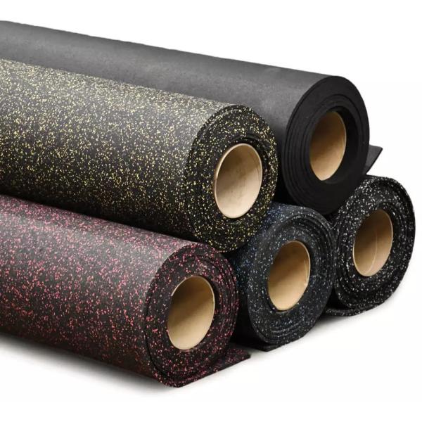 Quality Shock Absorption Rubber Floor Rolls 1000X10mm Anti Slip Rubber Matting Roll for sale