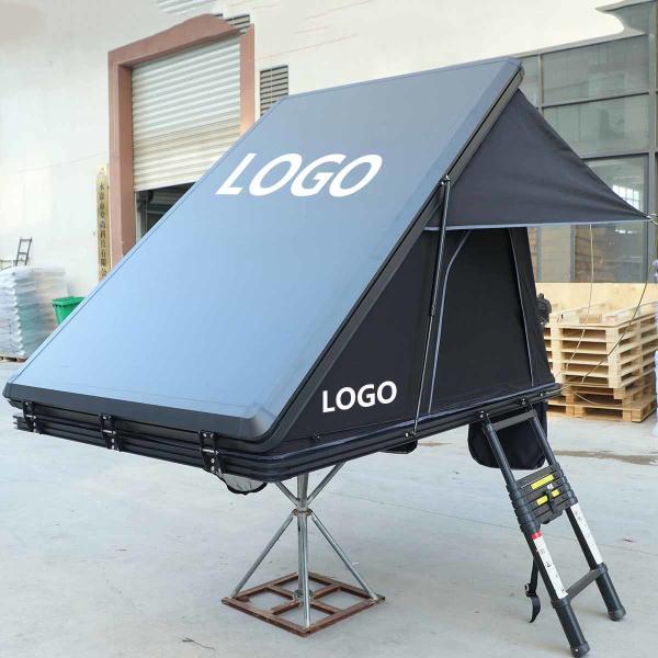 Quality Overland Aluminum Hard Shell Rooftop Tent With 320G Polyester Cotton for sale