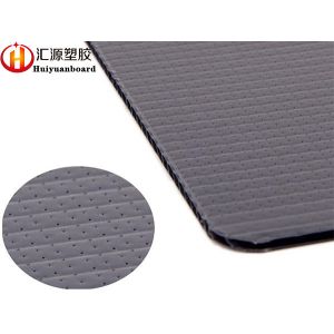 Quality Micro Perforated PP Corrugated Plastic Sheets For Under Roof Application for sale