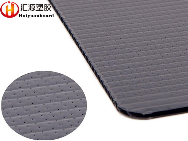 Quality Micro Perforated PP Corrugated Plastic Sheets For Under Roof Application for sale
