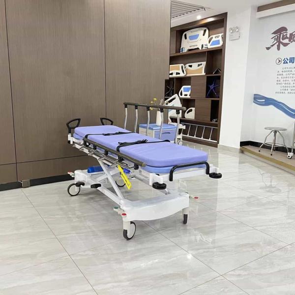 Quality Emergency Stretcher Trolley Hydraulic Emergency Trolley Medical Product for sale