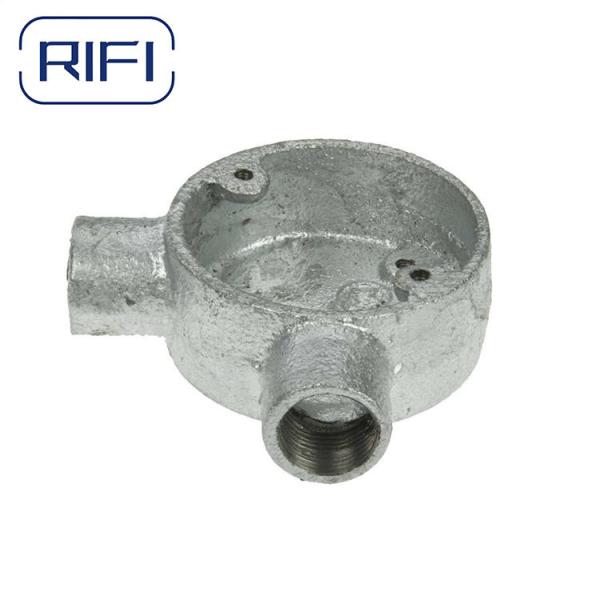Quality Outdoor Electrical Round Cable Junction Box Enclosure Malleable Iron Mold for sale