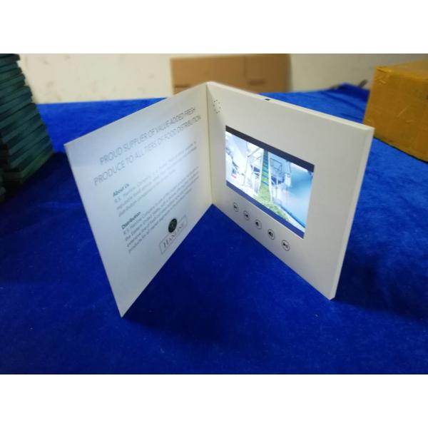 Quality Innovative Video Card Mailer Lcd Screen For Food Distribution for sale