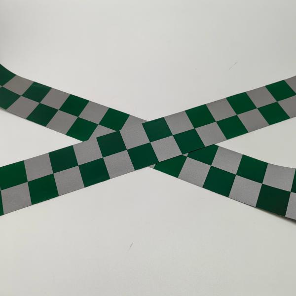Quality High Visibility Reflective Fabric Polyester Waterproof Tape For Garments for sale