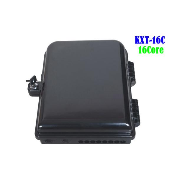 Quality 24 Core Outdoor Fiber Optic Distribution Box ABS PC Wall Hanging Pole Installati for sale
