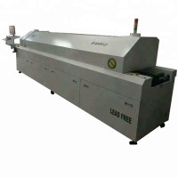 Quality Chain Rail Type Reflow Soldering Machine , 8 Zone PC Control SMD Reflow Oven for sale