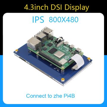 Quality 4.3" Raspberry Pi Module 800x480 MIPI IPS TFT LCD Module Display Monitor Screen for sale