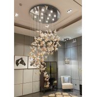 Quality Modern Luxury Custom Large Chandelier Stair Chandelier Hotel High Ceiling Chandelier for sale