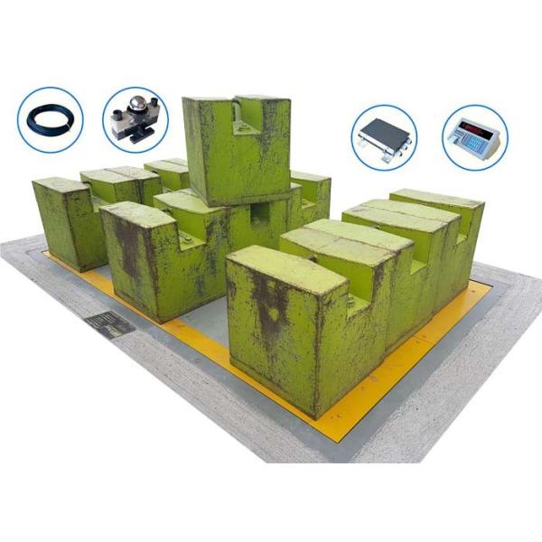 Quality 60T 220V Electronic Truck Scale 10mm Rated Load for sale