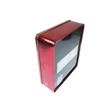 Quality Customized Cookie Square Tin Box Metal Tea Packaging Tin Containers With Lids for sale