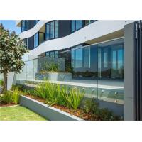 China Residential Frameless Glass Railing , Frameless Glass Balcony Balustrade Systems factory