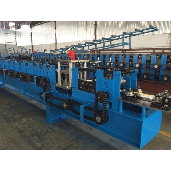 Quality 14 Stations Rack Roll Forming Machine C Size Drive By 1.0 Inch Chain for sale