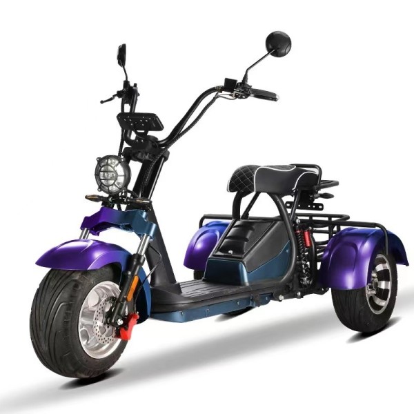 Quality 2000W EEC 60V 20AH Citycoco Electric Scooter Wide Tires and Customzied Colors Supported for sale