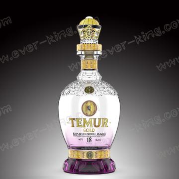 1300g Vodka Glass Personalised , 750ml Glass Spirit Bottles